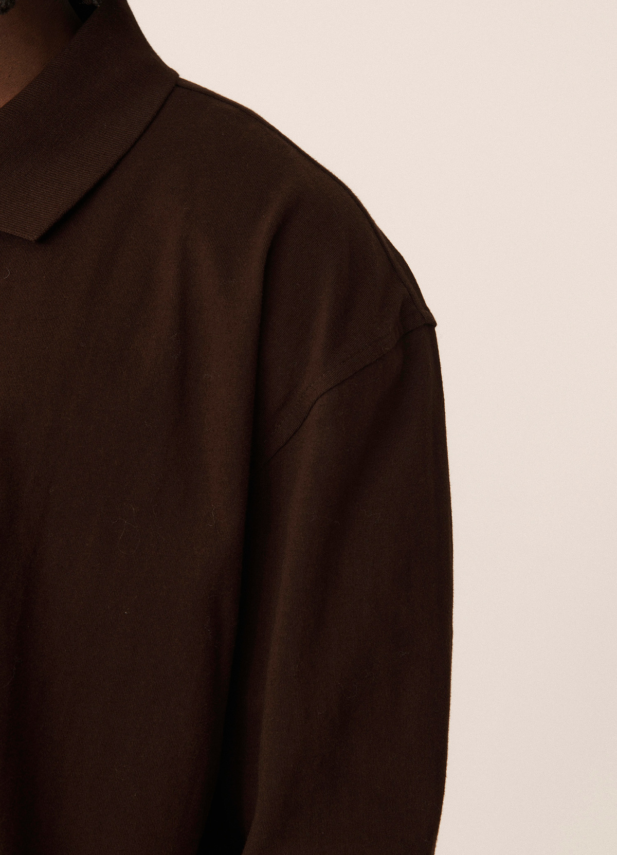 YMC Frat Cotton Zip Polo - Brown | Garmentory