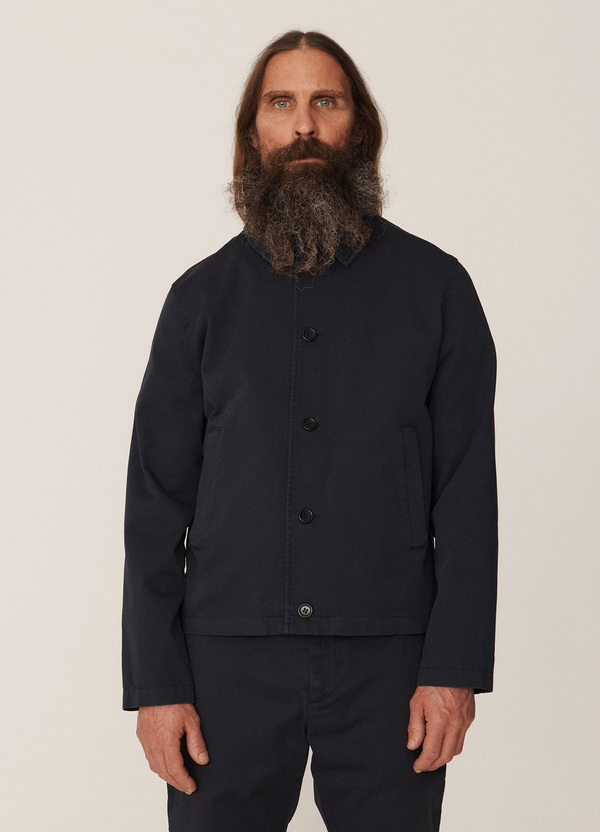 YMC Groundhog Twill Jacket - Navy | Garmentory