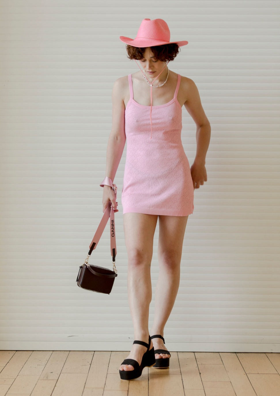 Sandy Liang Escort Dress - Pepto | Garmentory
