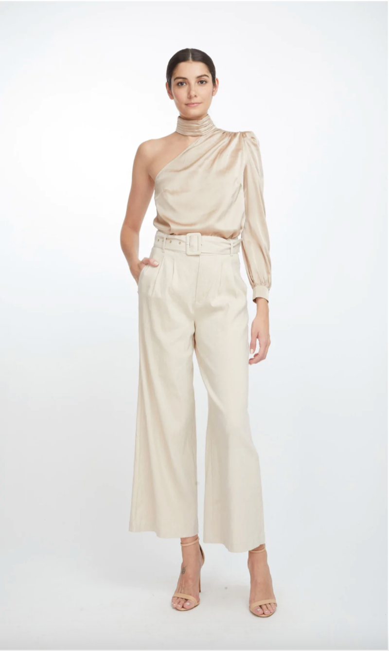 Generation Love Rhea Wide Leg Pant - Almond | Garmentory