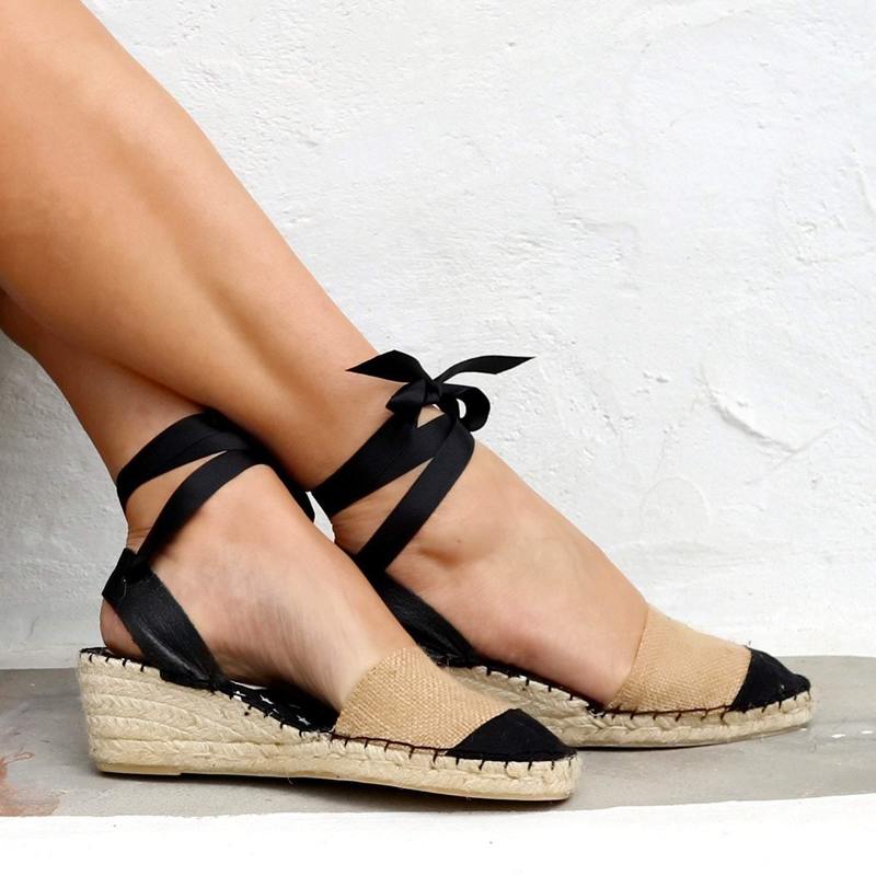 Low wedge espadrilles store