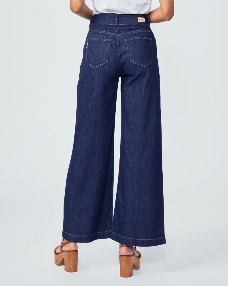 PAIGE Harper High Rise Wide Leg Jeans - Baltimore | Garmentory