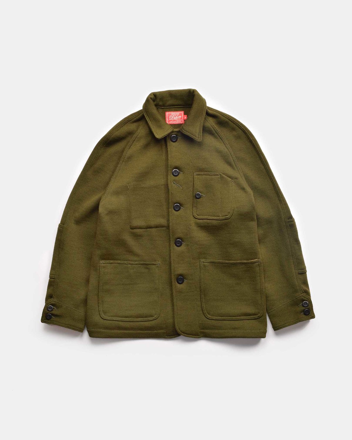 Brooklyn x Dehen JSW Crissman Knit Chore Coat - Loden | Garmentory