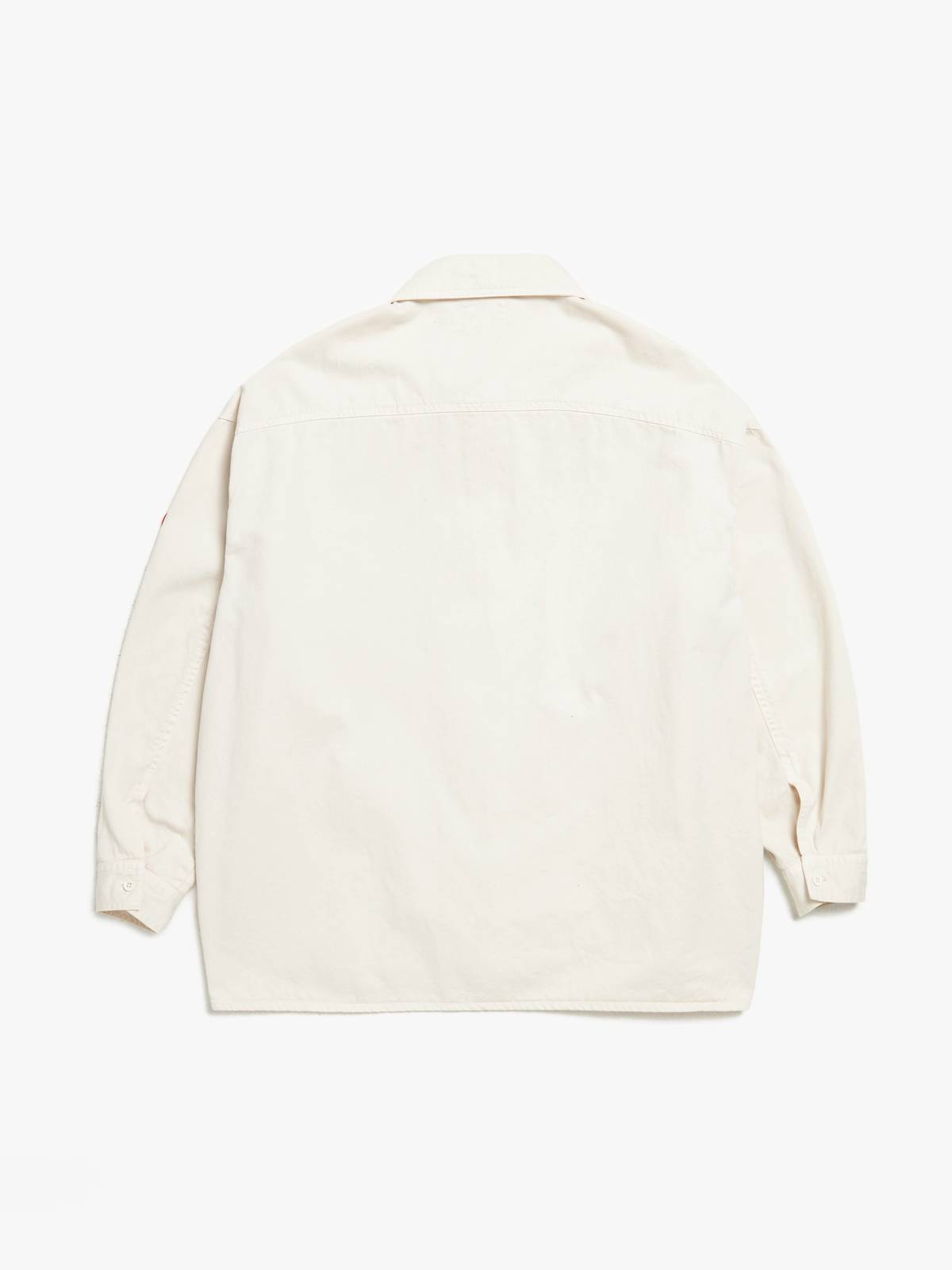 Cav Empt Logo Printed Cotton Light Jacket - Light Beige | Garmentory