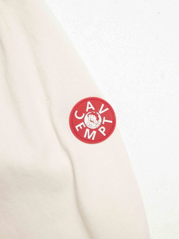 Cav Empt Logo Printed Cotton Light Jacket - Light Beige | Garmentory