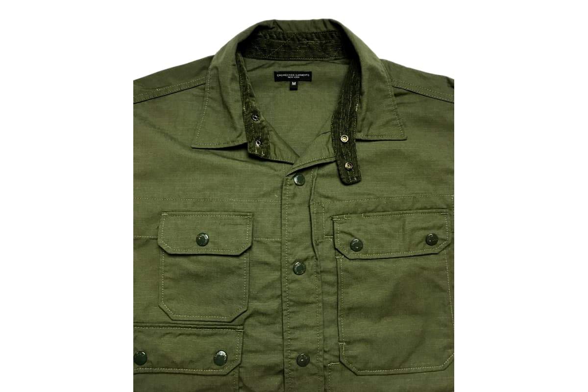 Engineered Garments CPO Shirt Jacket Olive | Garmentory