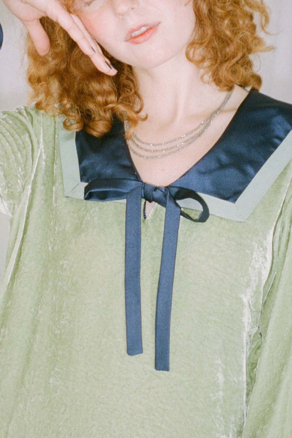 Arielle De Pinto 3 Tiered Simple Necklace - Ash | Garmentory