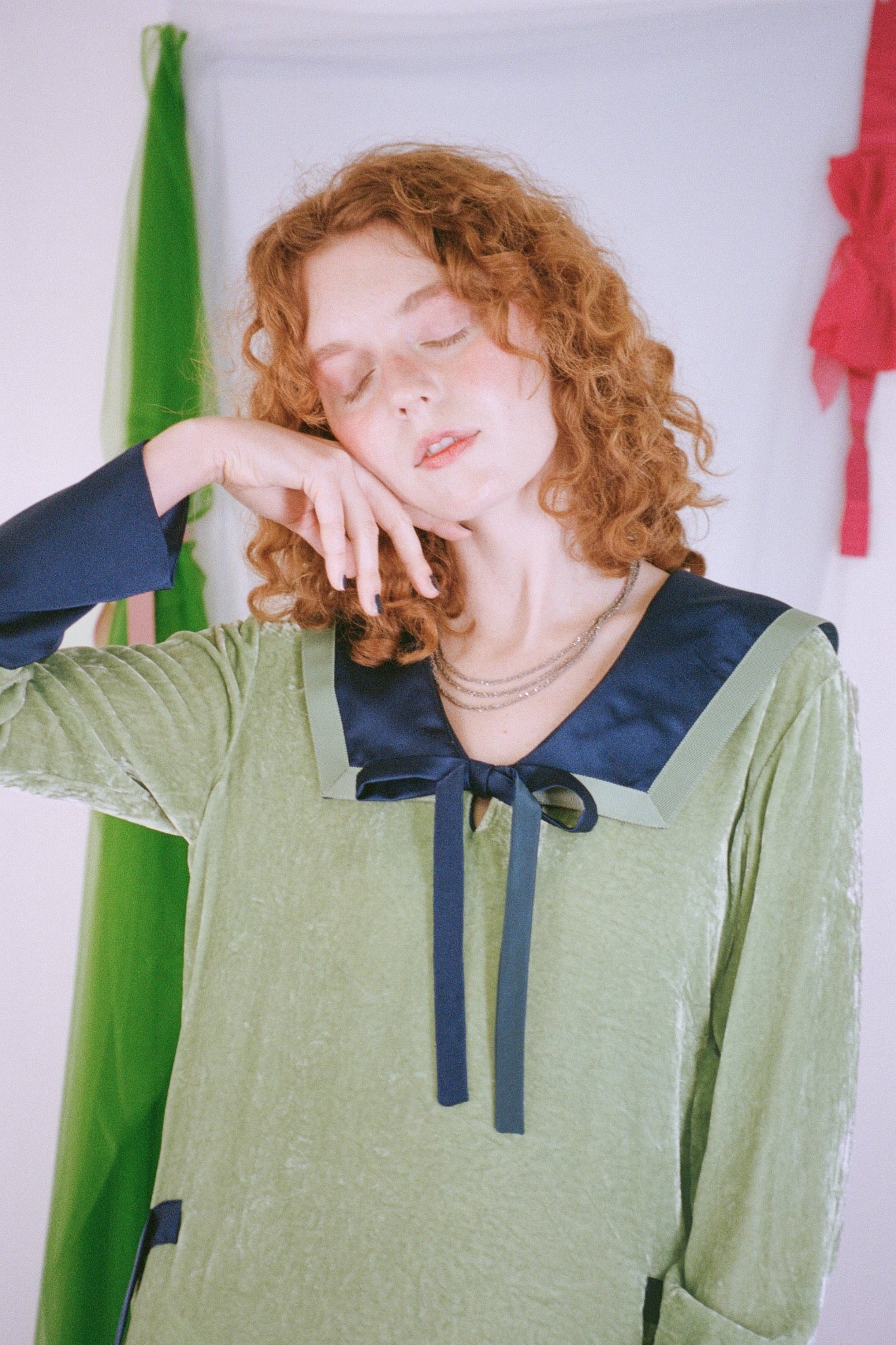 Arielle De Pinto 3 Tiered Simple Necklace - Ash | Garmentory