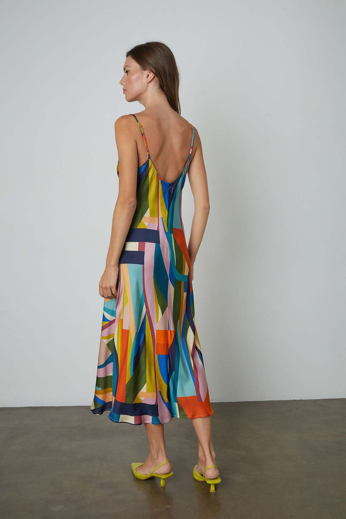 Velvet by Graham & Spencer Marisol Picasso Print Dress - Multi | Garmentory
