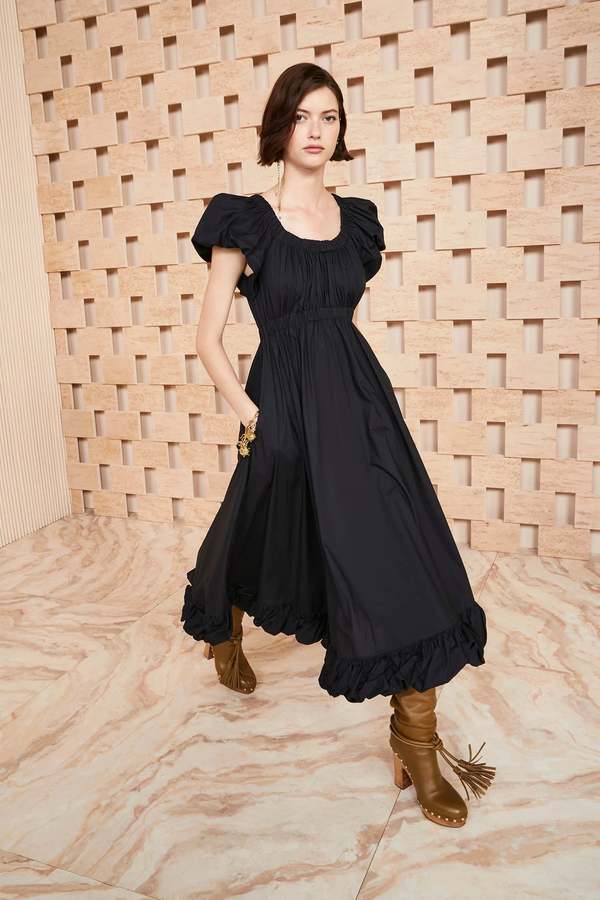 Ulla Johnson Nanette Dress - Noir | Garmentory