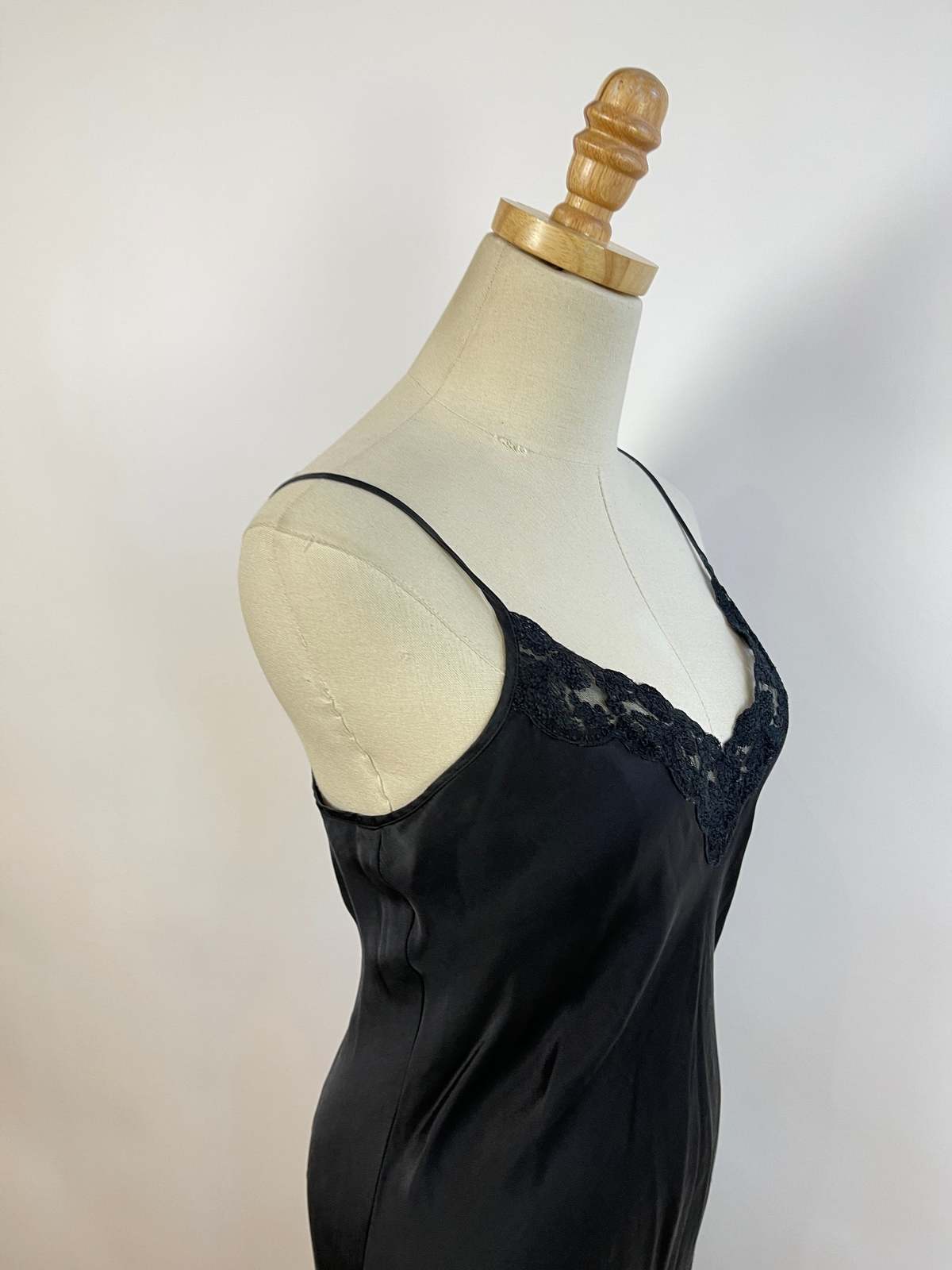 Vintage Silk Lace Slip - Black | Garmentory