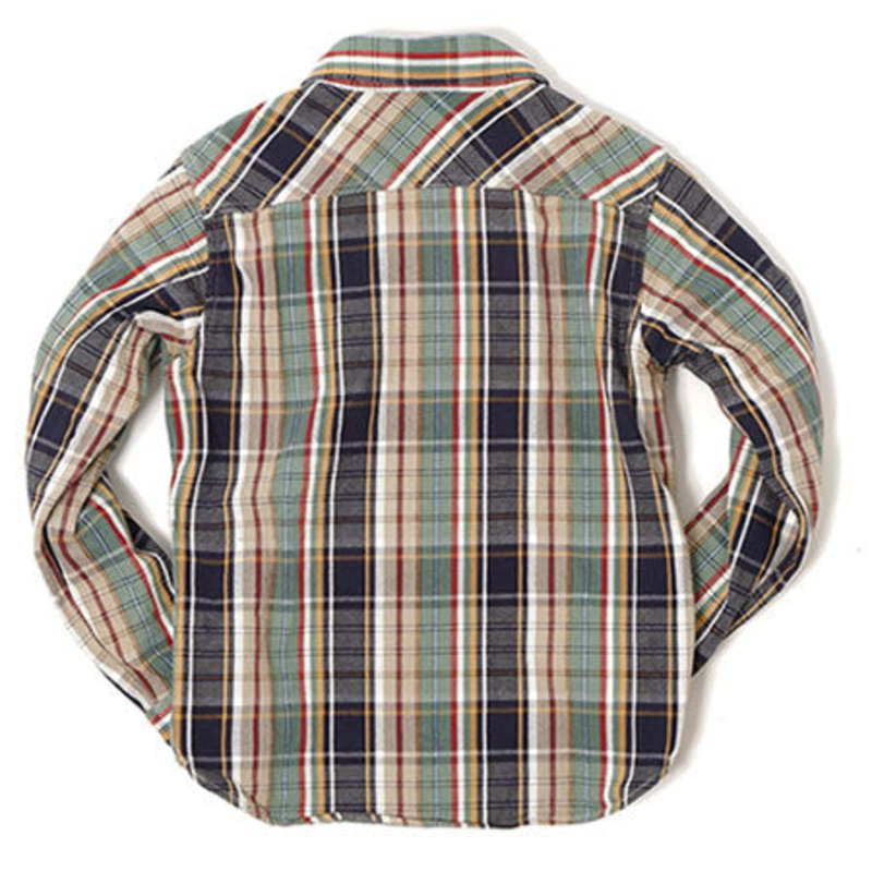 UES Heavy Flannel Shirt - C-Type Navy | Garmentory