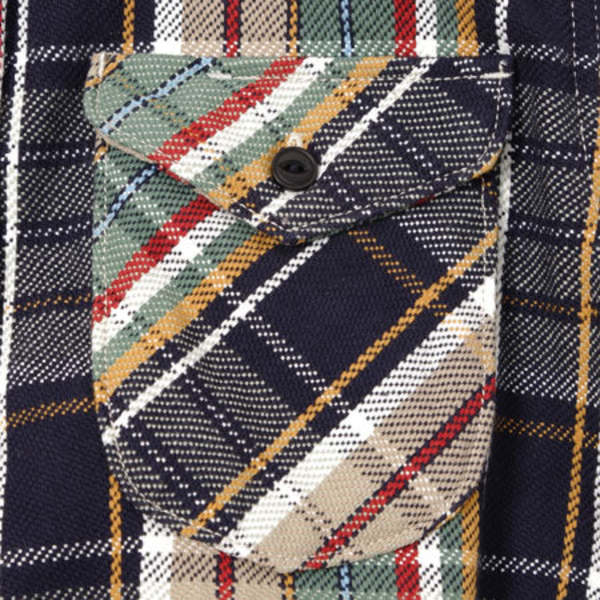 UES Heavy Flannel Shirt - C-Type Navy | Garmentory