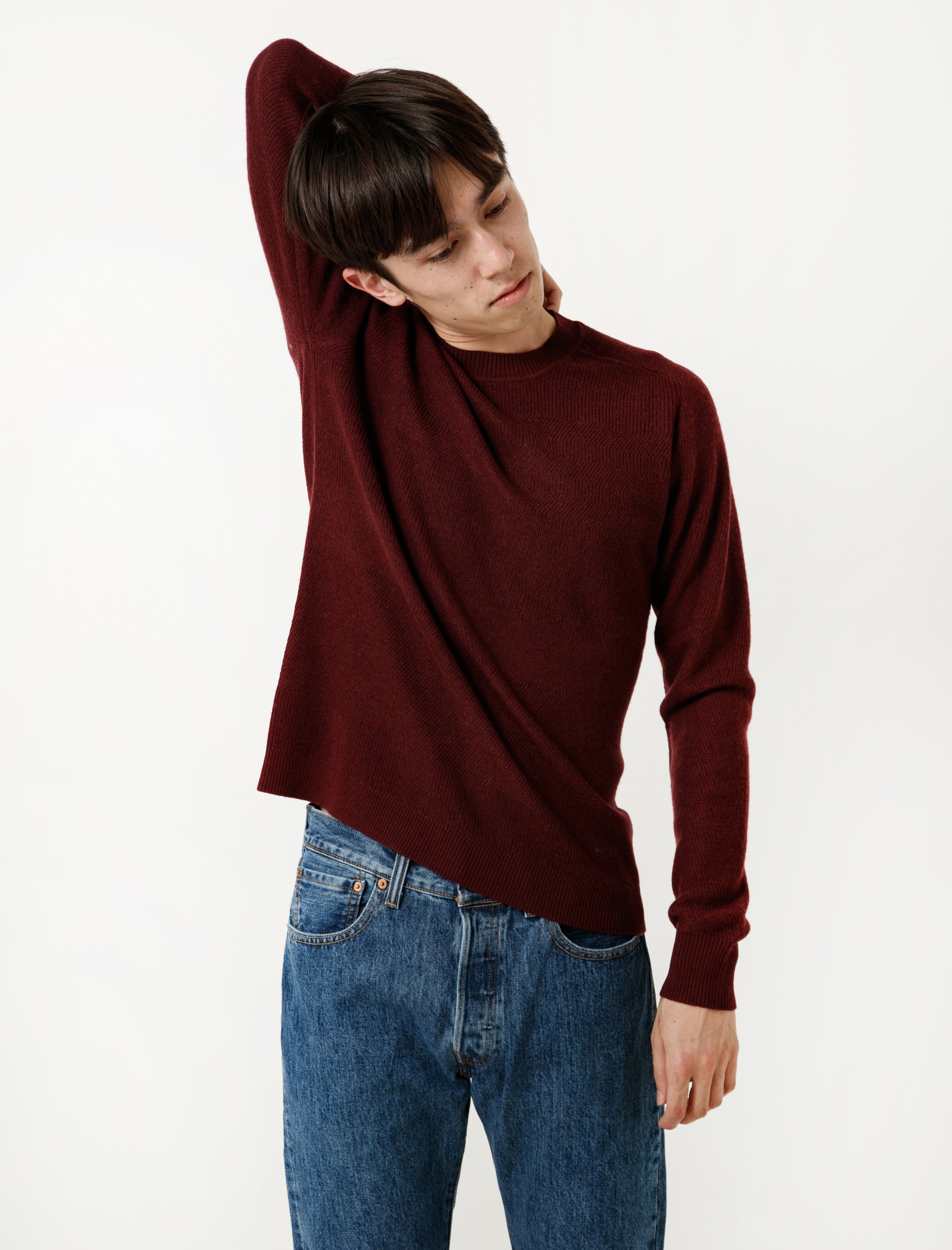 DDugoff Jason Sweater Oxblood | Garmentory