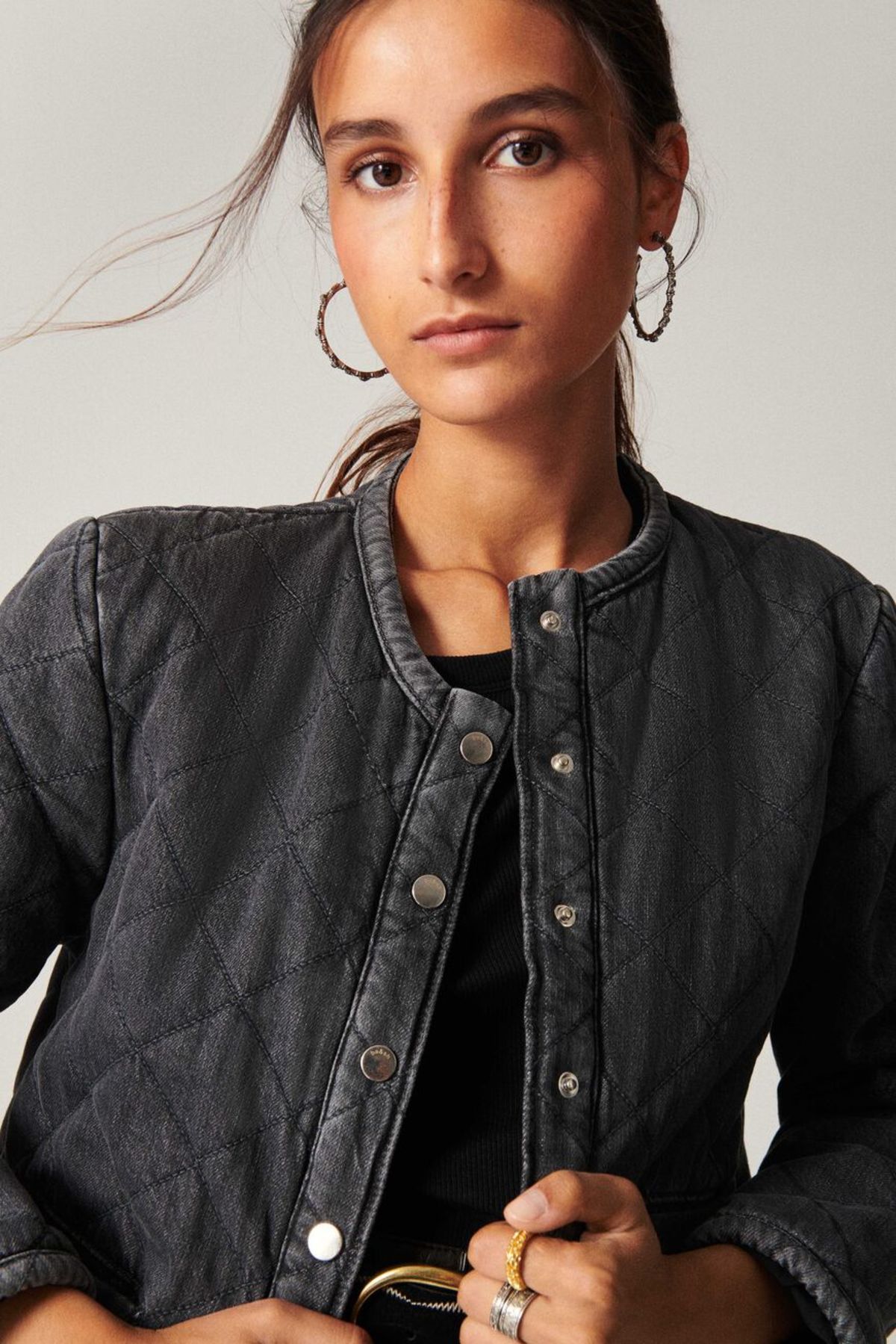 Ba&sh Gladys Jacket - Blackstone | Garmentory