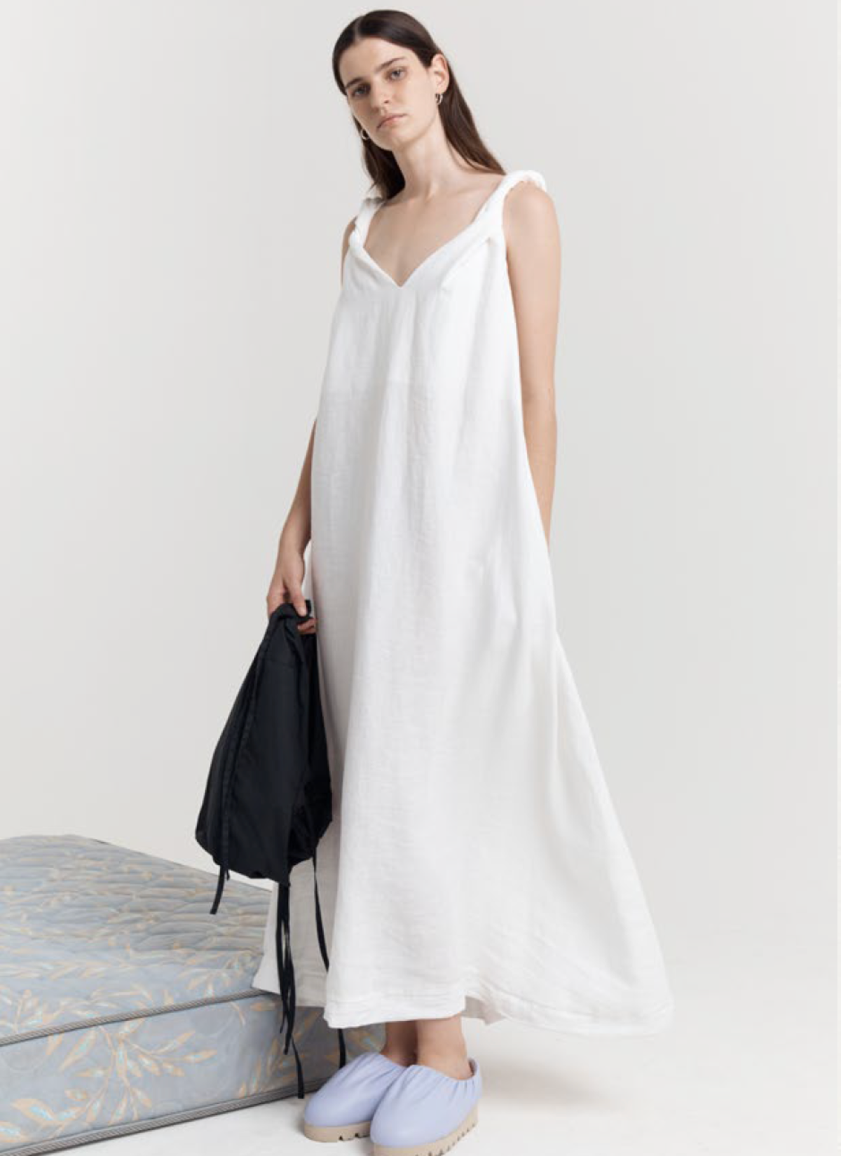 Deiji Studios The Turn Dress - Black/White | Garmentory