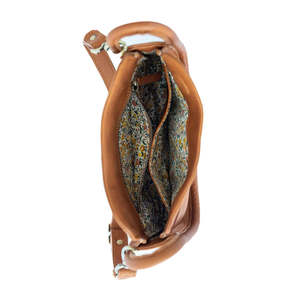 Sapahn Frida Raw Leather Mini Shoulder Bag - Whiskey | Garmentory