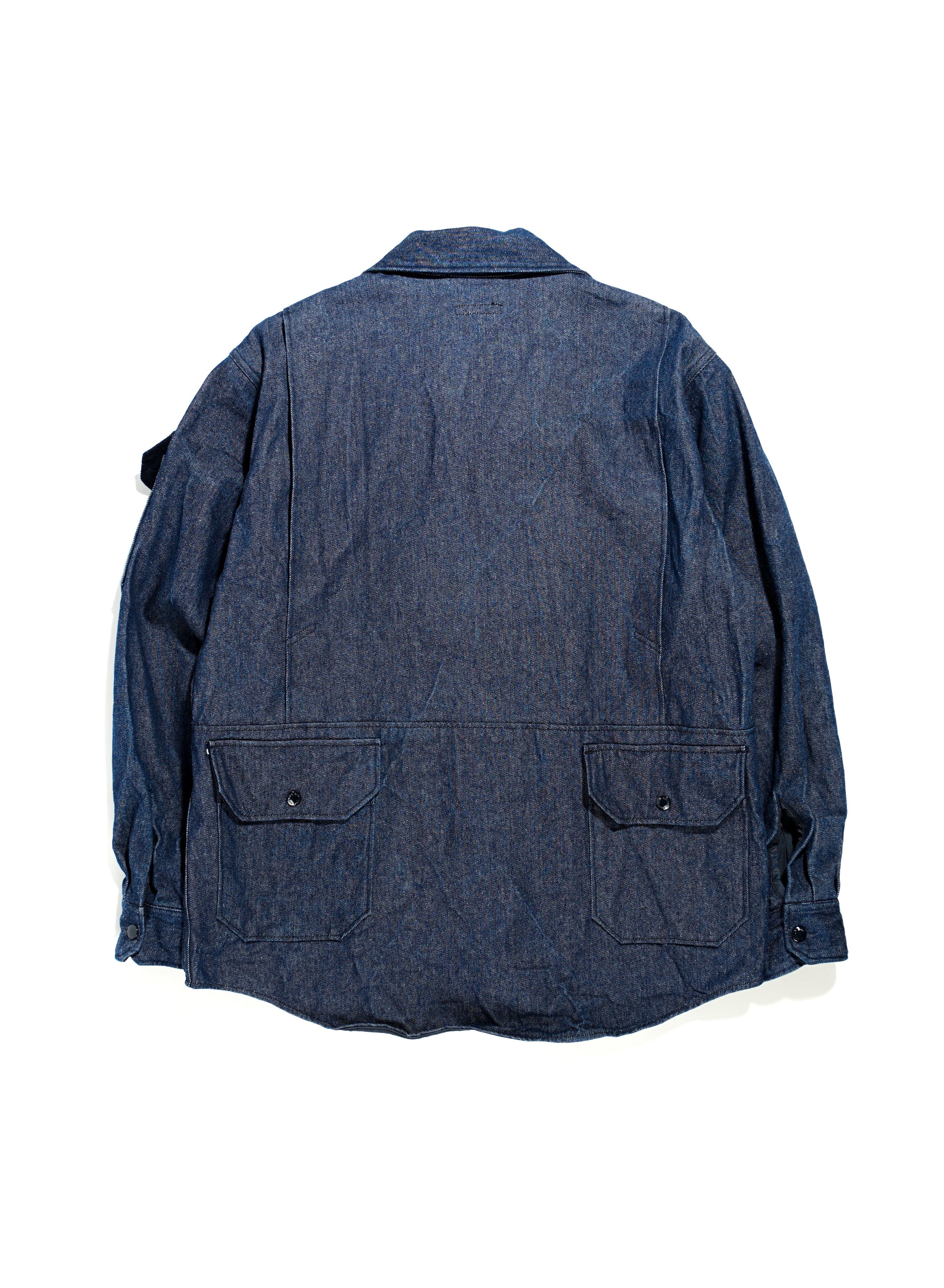 Engineered Garments Explorer Shirt Jacket - Indigo 12oz Denim | Garmentory
