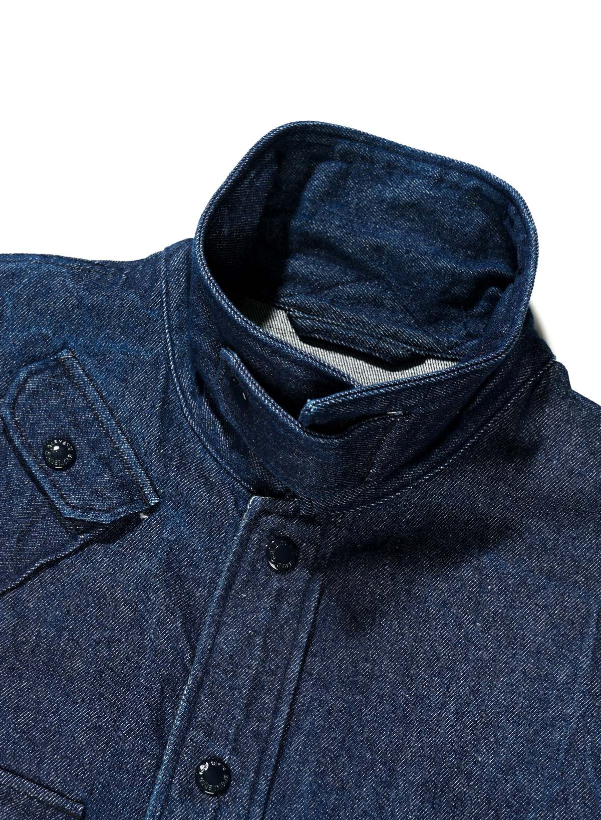 Engineered Garments Explorer Shirt Jacket - Indigo 12oz Denim | Garmentory