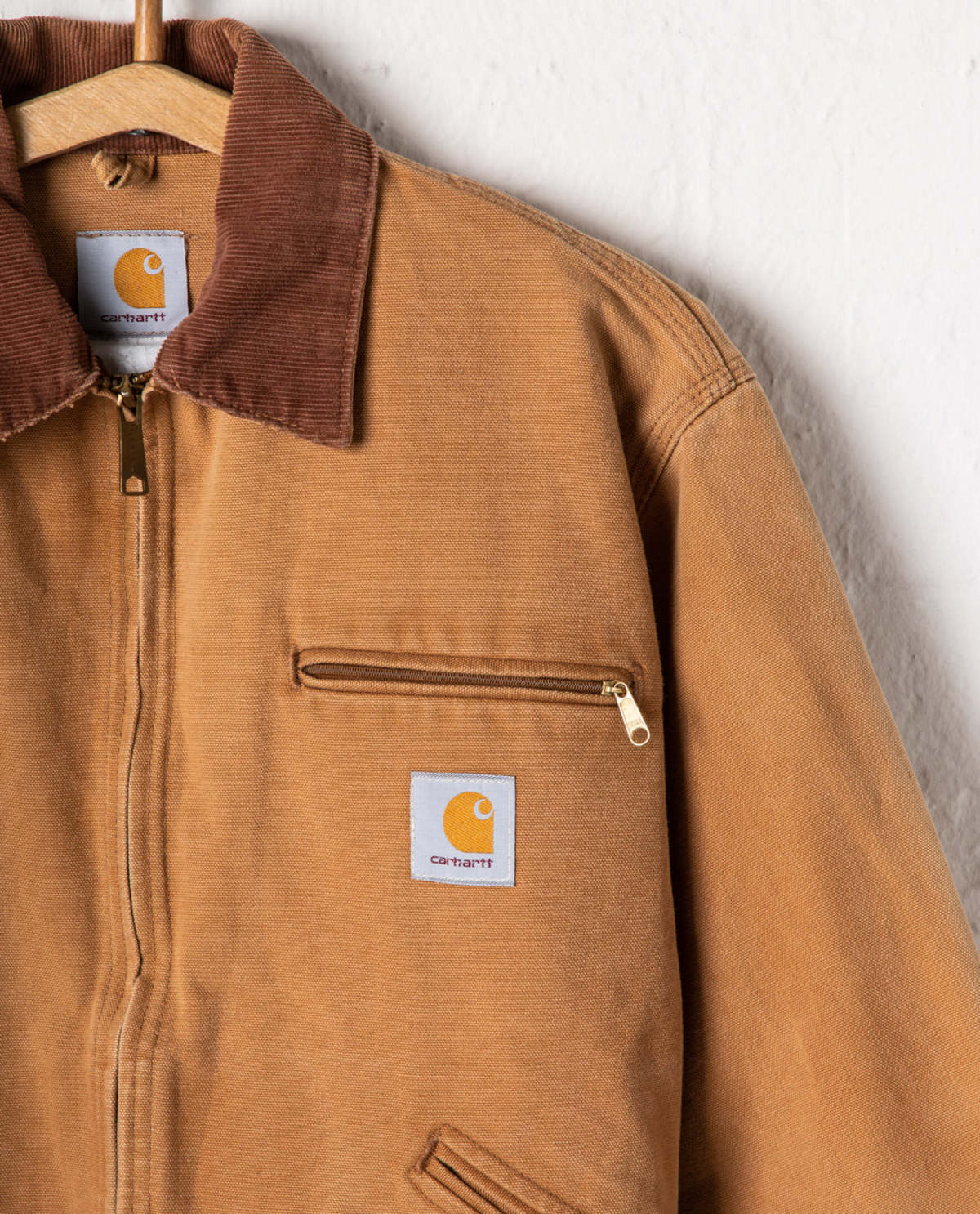 Carhartt Duck Unlined Detroit Jacket - Tan | Garmentory