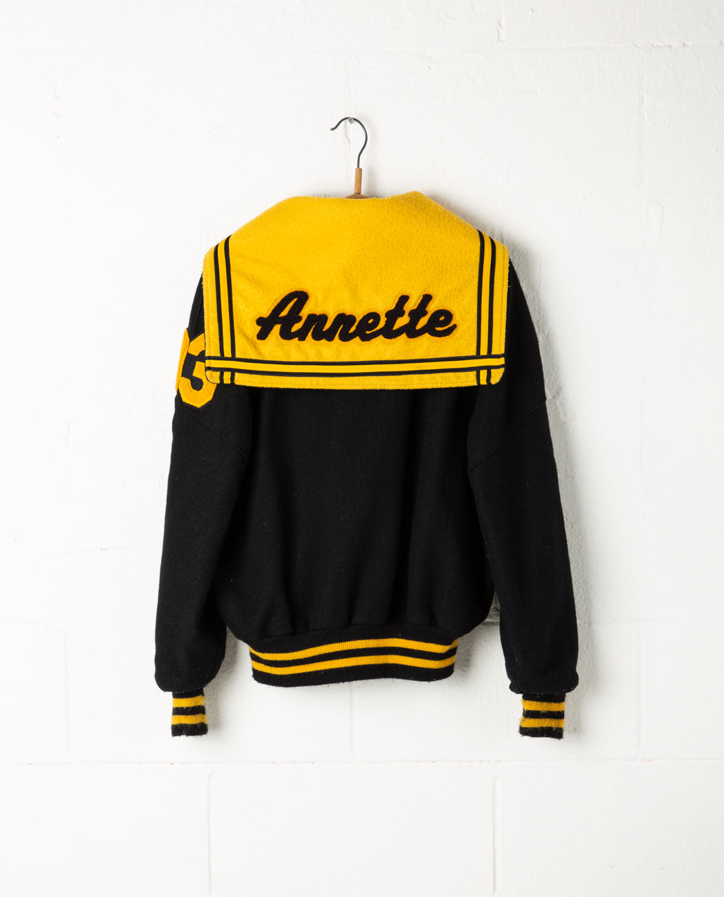 Vintage DeLong Annette Sailor Collar Varsity Jacket | Garmentory