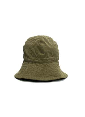 Engineered Garments PC Coated Cloth Keeper Hat - Olive | Garmentory