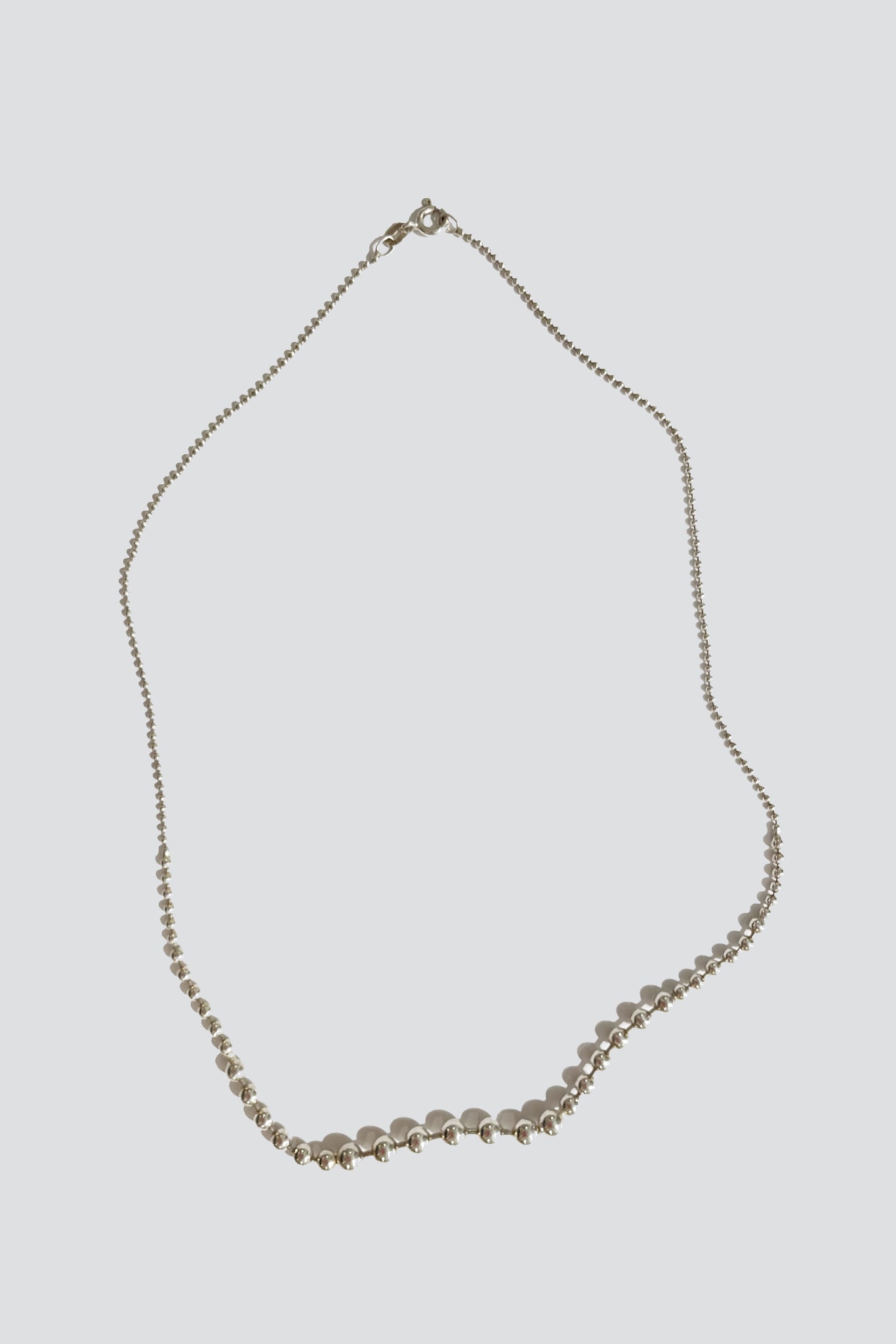 Vintage Assembly Ball Graduated Chain - Sterling Silver | Garmentory