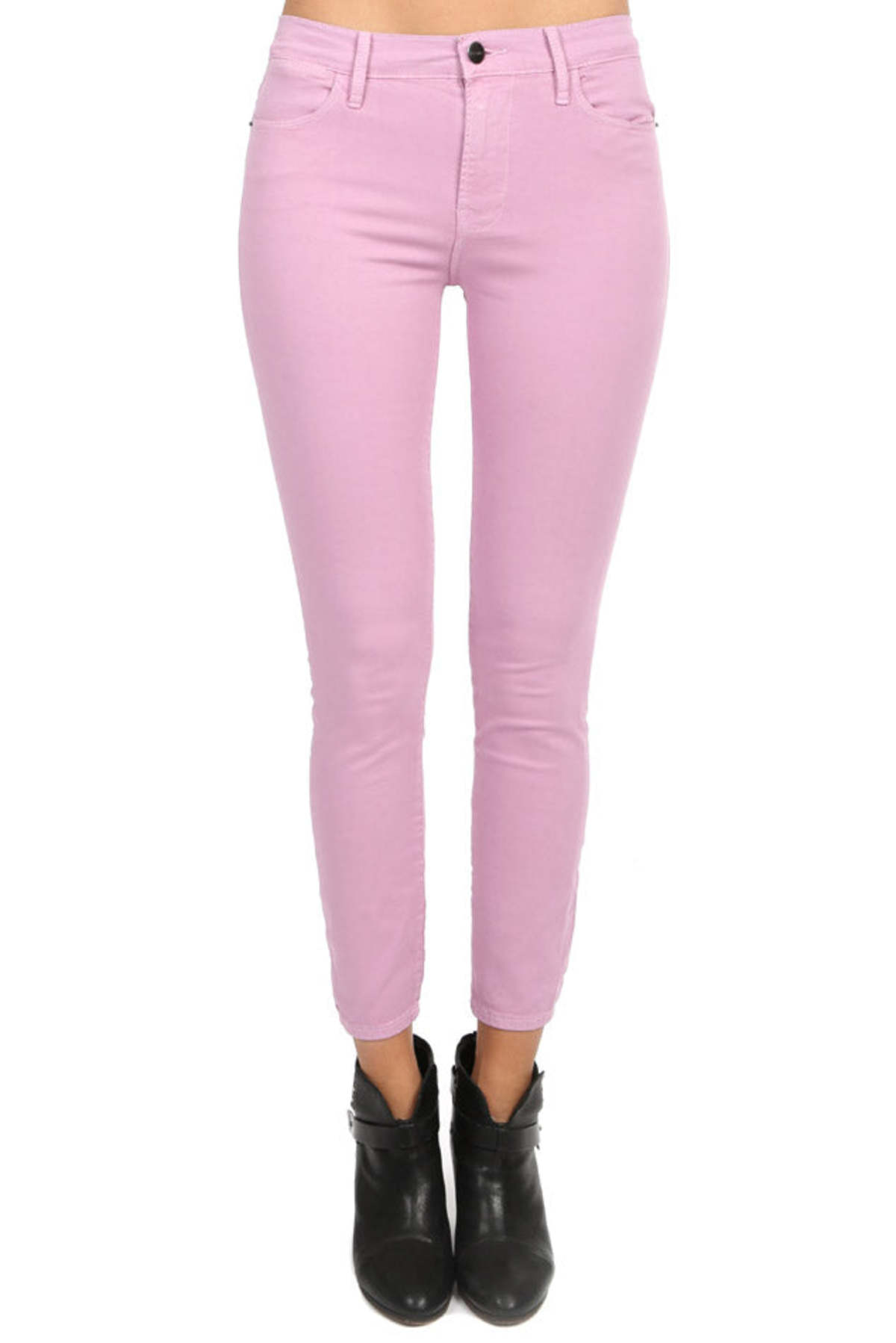 FRAME Denim Le High Skinny Jean - Faded Light Purple | Garmentory