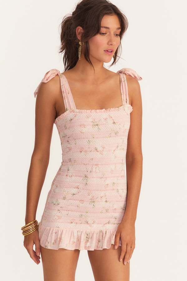 LoveShackFancy Norna Dress - Ballet Pink | Garmentory