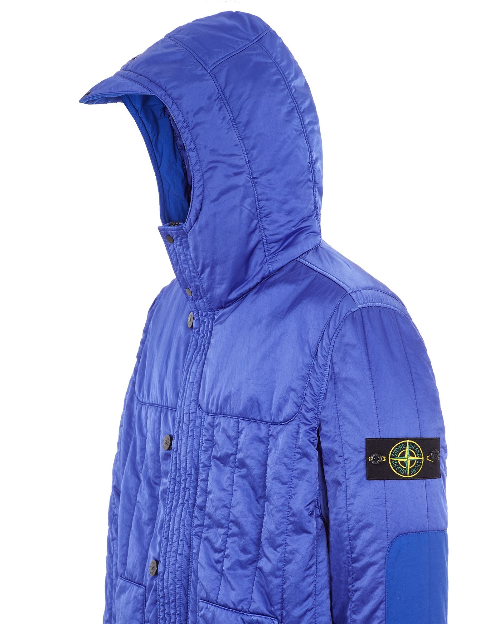 Stone Island Nylon Raso Quilted TC Jacket - Periwinkle | Garmentory