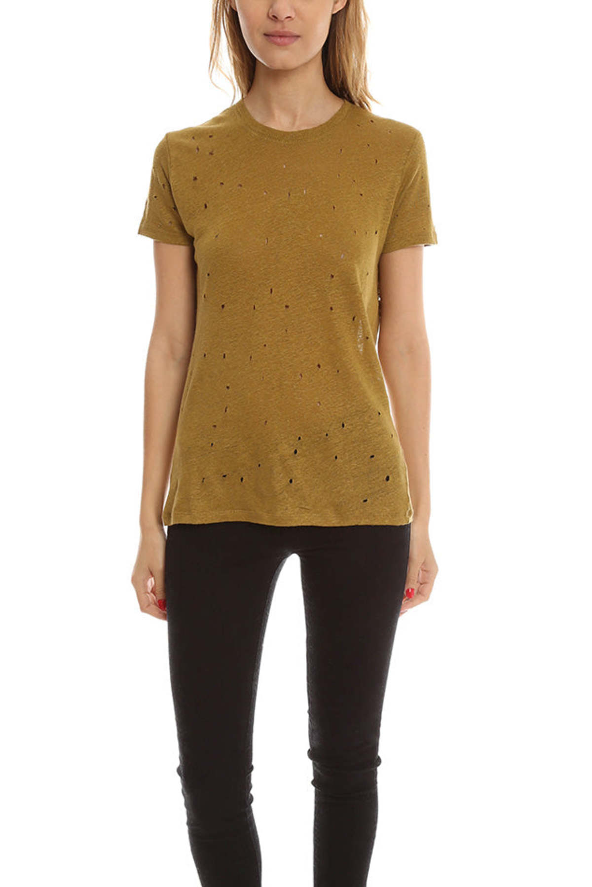 IRO Clay Tee - Olive Night | Garmentory