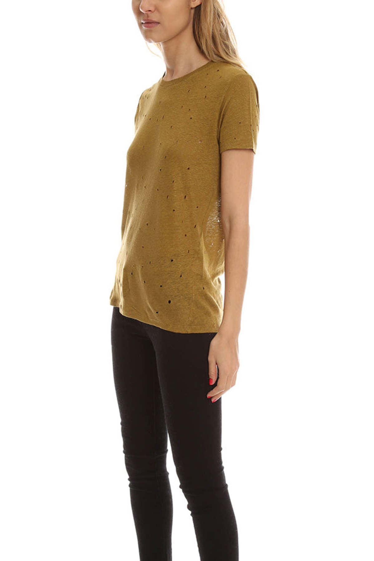 IRO Clay Tee - Olive Night | Garmentory