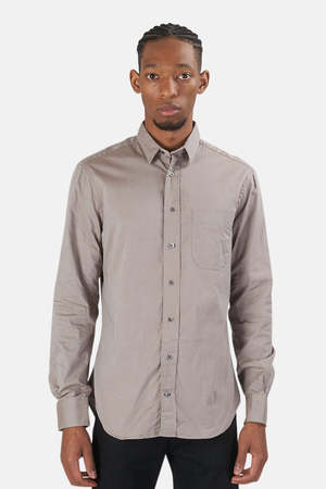 Blue&Cream Pinpoint Button Down Shirt - Putty | Garmentory