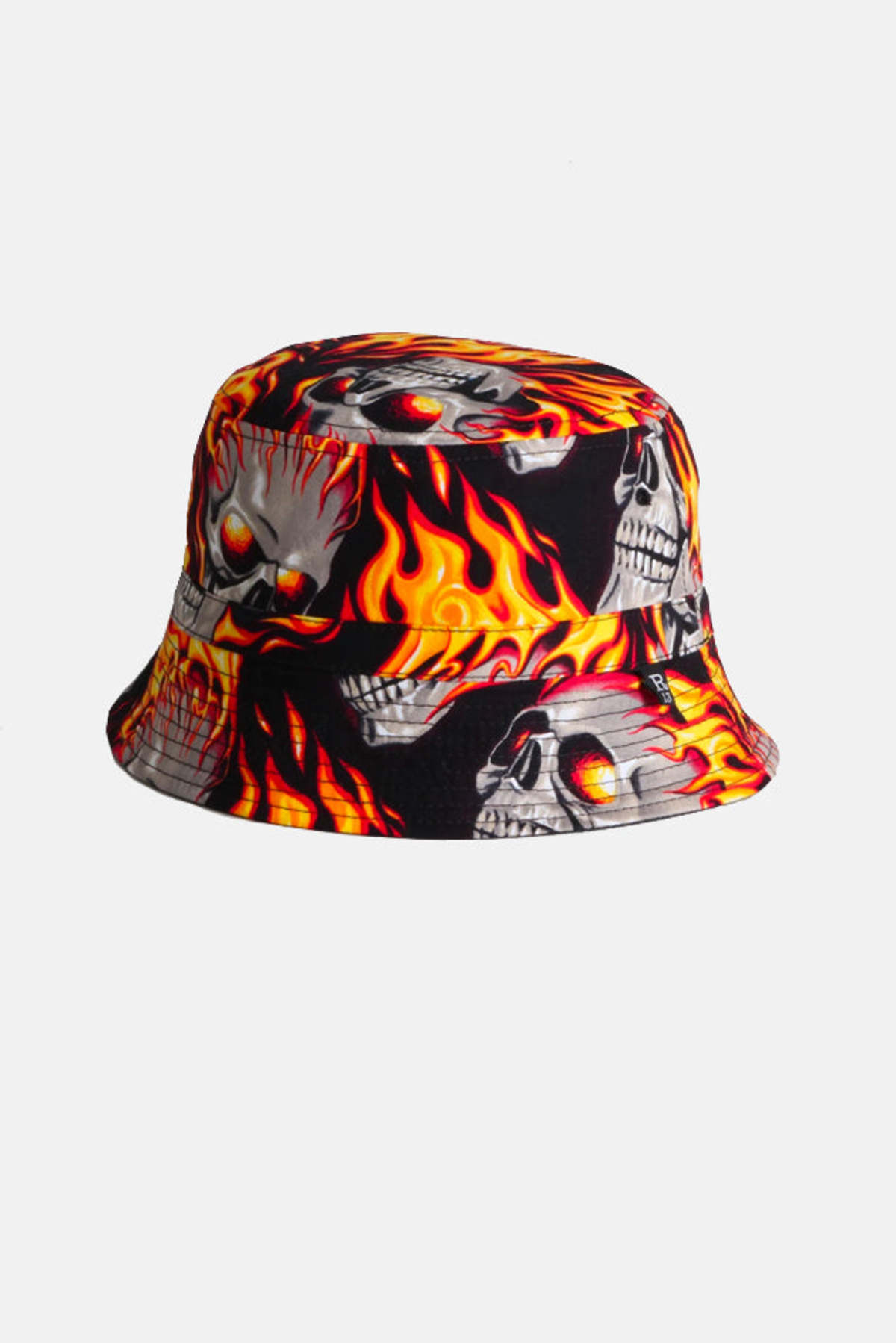 R13 Reversible Hat - Flaming Skull | Garmentory