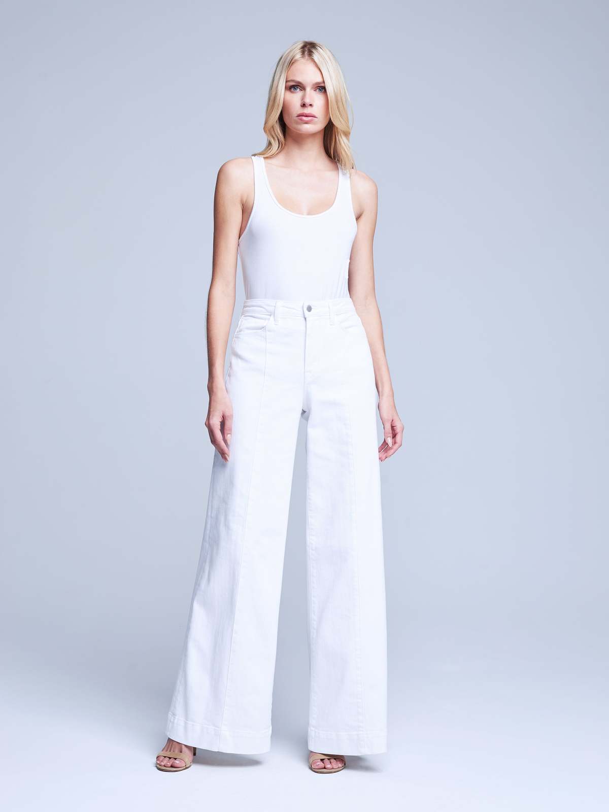 L'agence Sandy Jean - Blanc | Garmentory