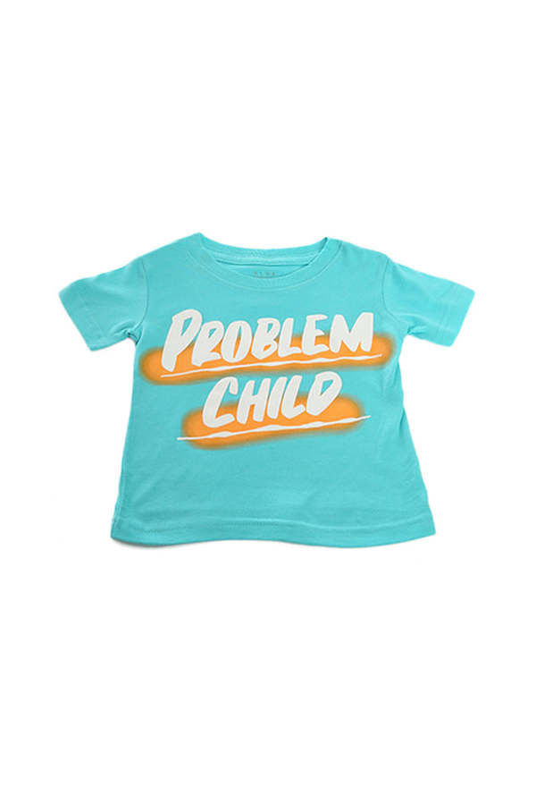 Kids Baron Von Fancy Problem Child Tee - Teal | Garmentory