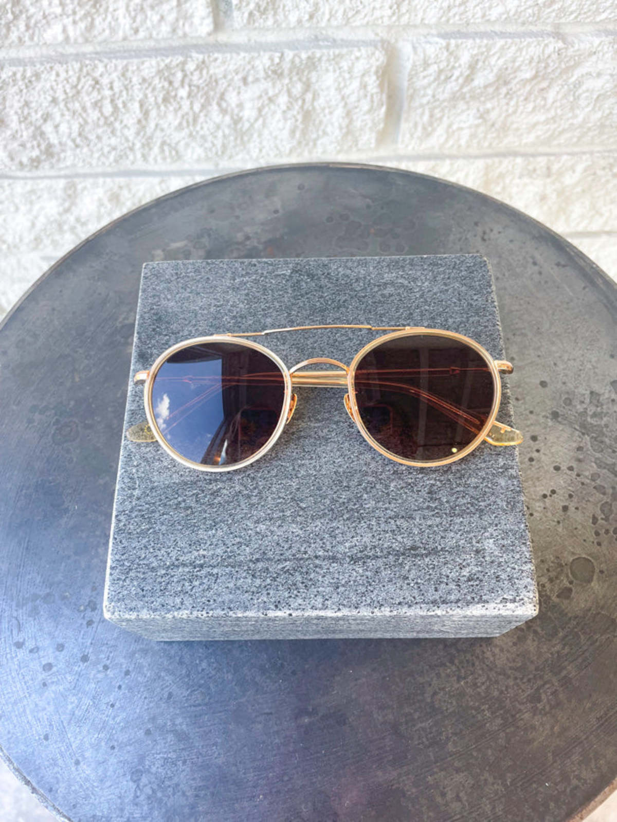 Krewe Porter Frames - 24k Titanium/Champagne | Garmentory