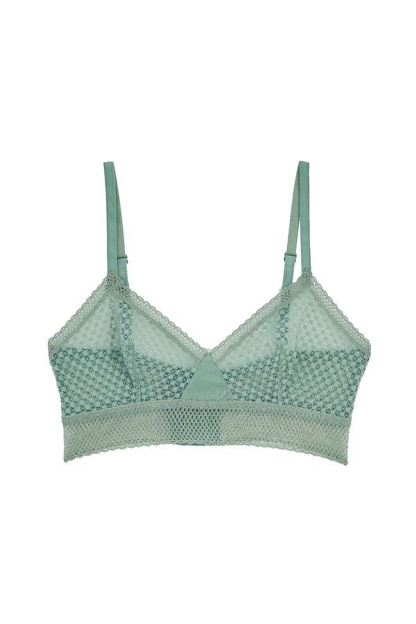 Else Bella Soft Triangle Bra - Light Jade | Garmentory