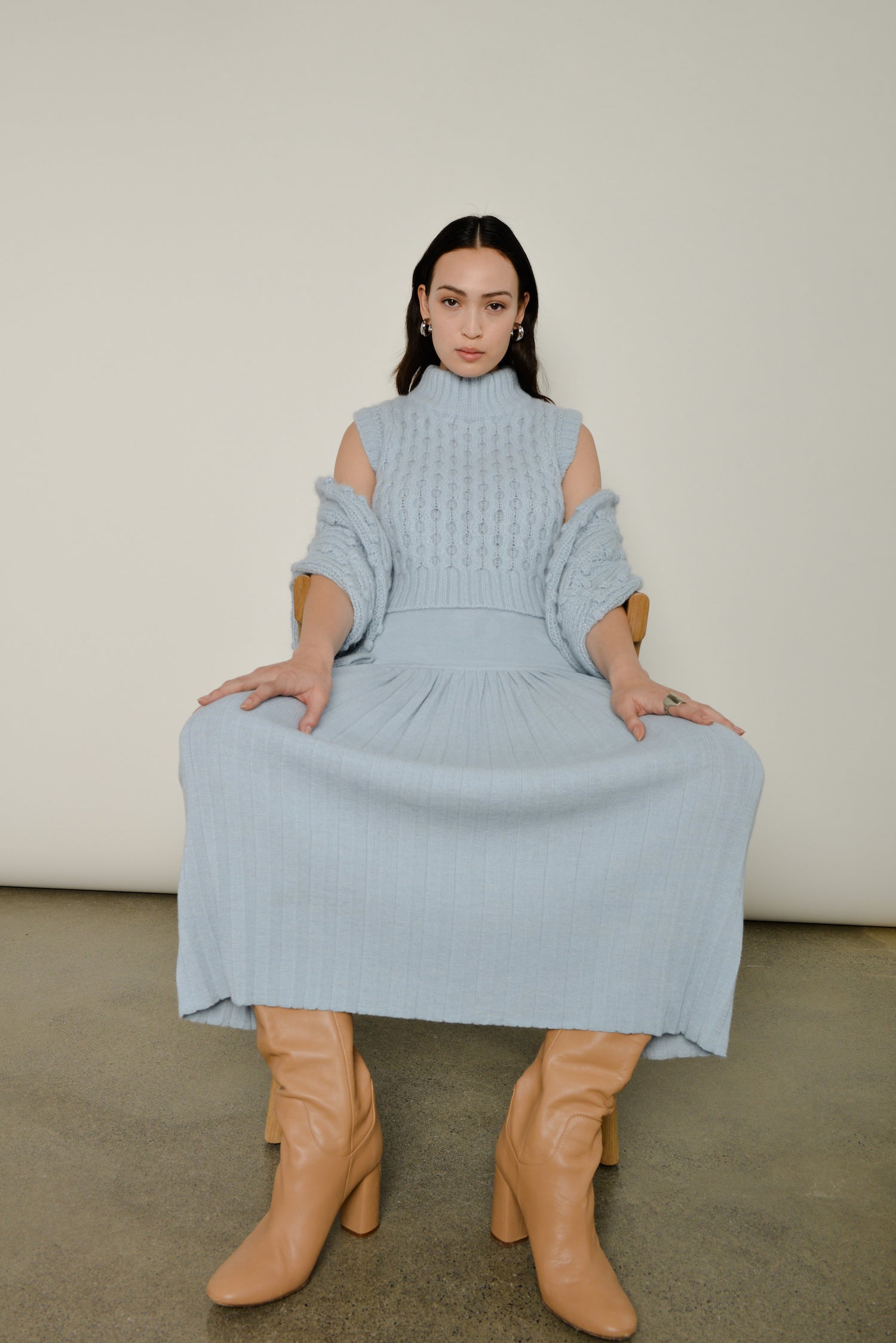 Eleven Six Marisa Sweater - Powder Blue | Garmentory