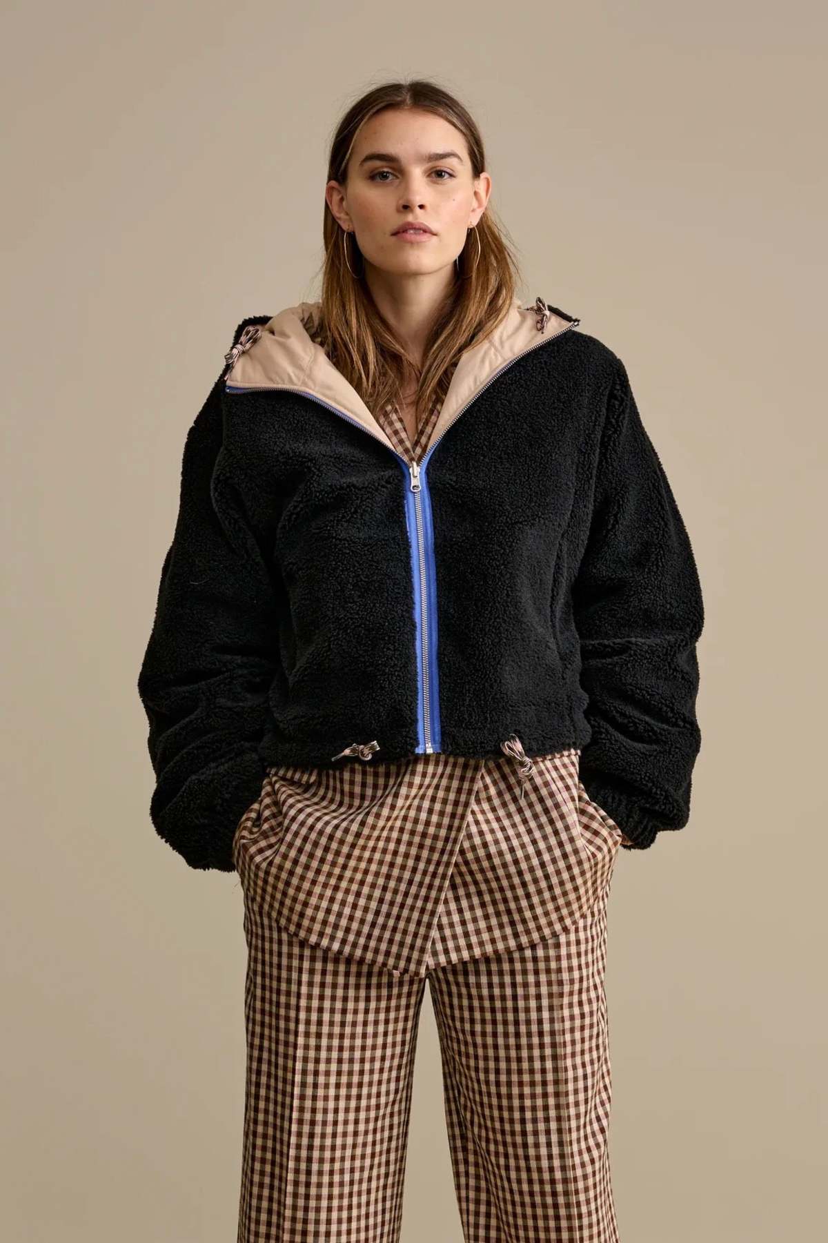 Bellerose Loud Jacket - Smoke Grey/ Black | Garmentory