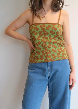 Mundaka Studio Jacquard Strappy Top | Garmentory