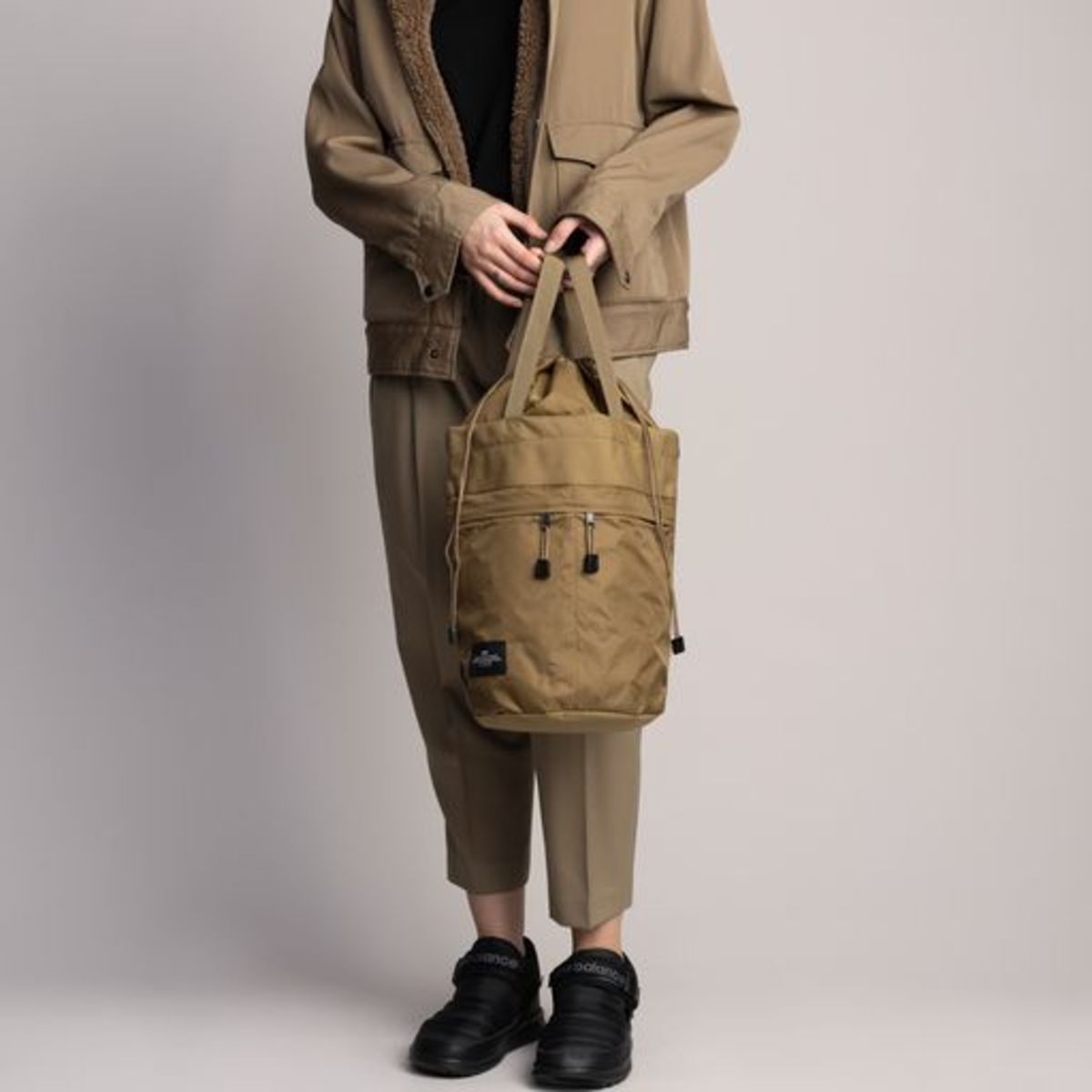 Bags in Progress Bucket Backpack - Khaki | Garmentory