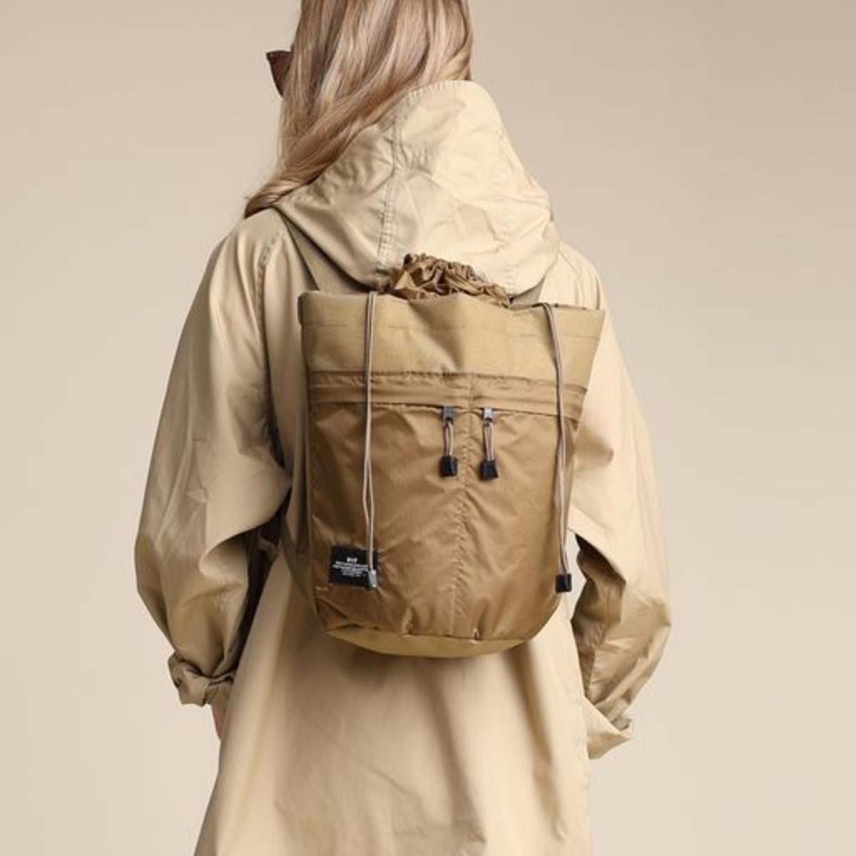 Bags in Progress Bucket Backpack - Khaki | Garmentory