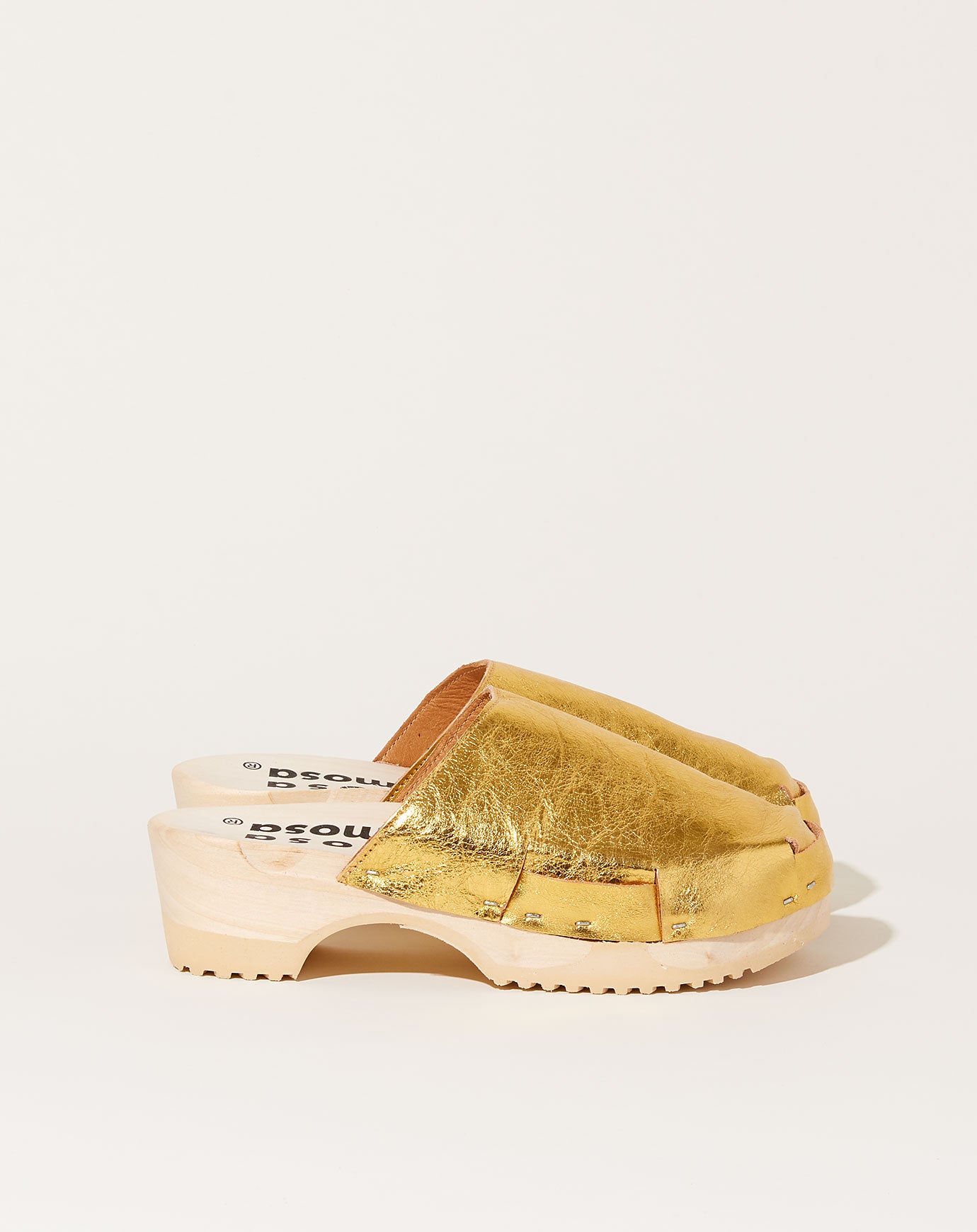 Rosa Mosa Donau Simple Clog - Metallic Gold | Garmentory