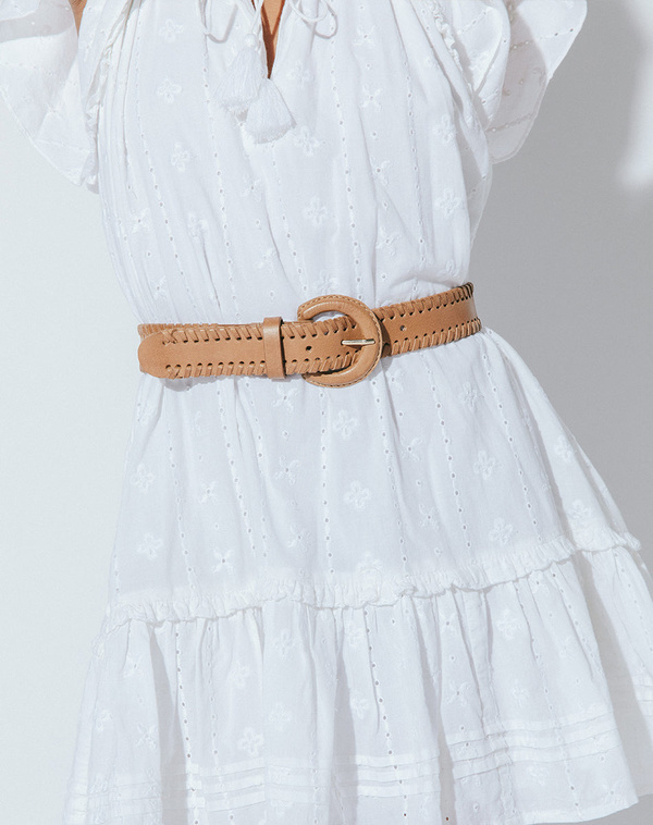 Cleobella Woven Belt - Tan | Garmentory