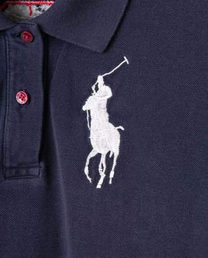 Vintage Polo Ralph Lauren Great Britain Big Pony Polo - Navy | Garmentory