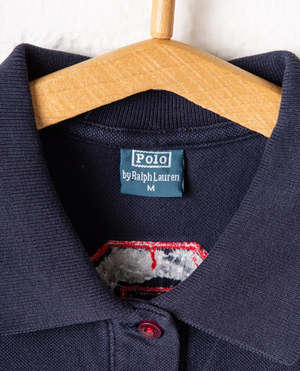 Vintage Polo Ralph Lauren Great Britain Big Pony Polo - Navy | Garmentory