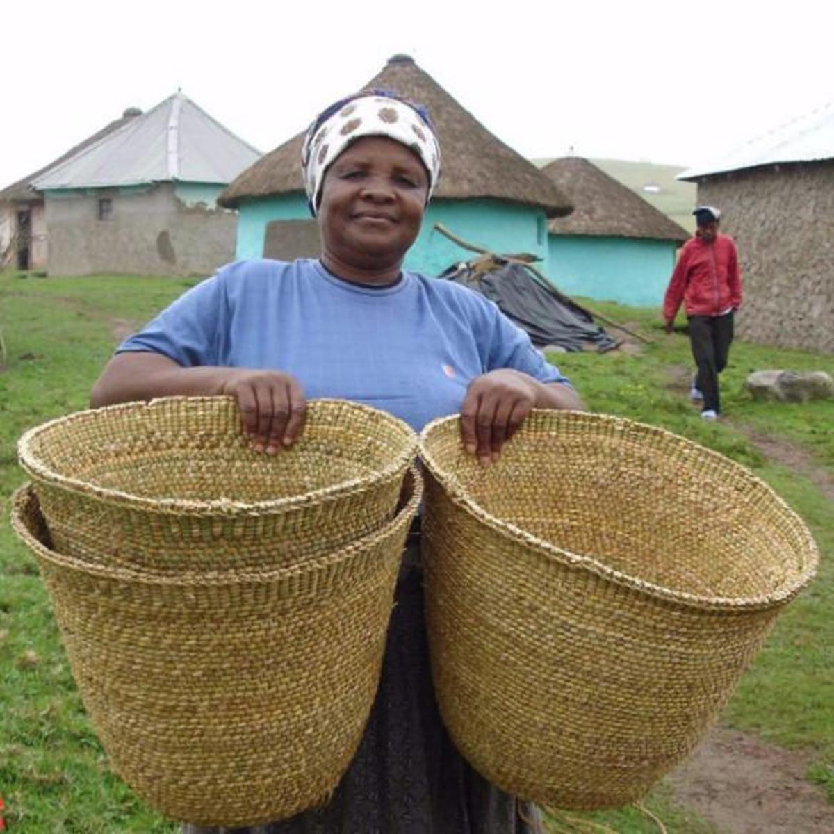 TWENTY ONE TONNES Xhosa Ingobozi Basket | Garmentory