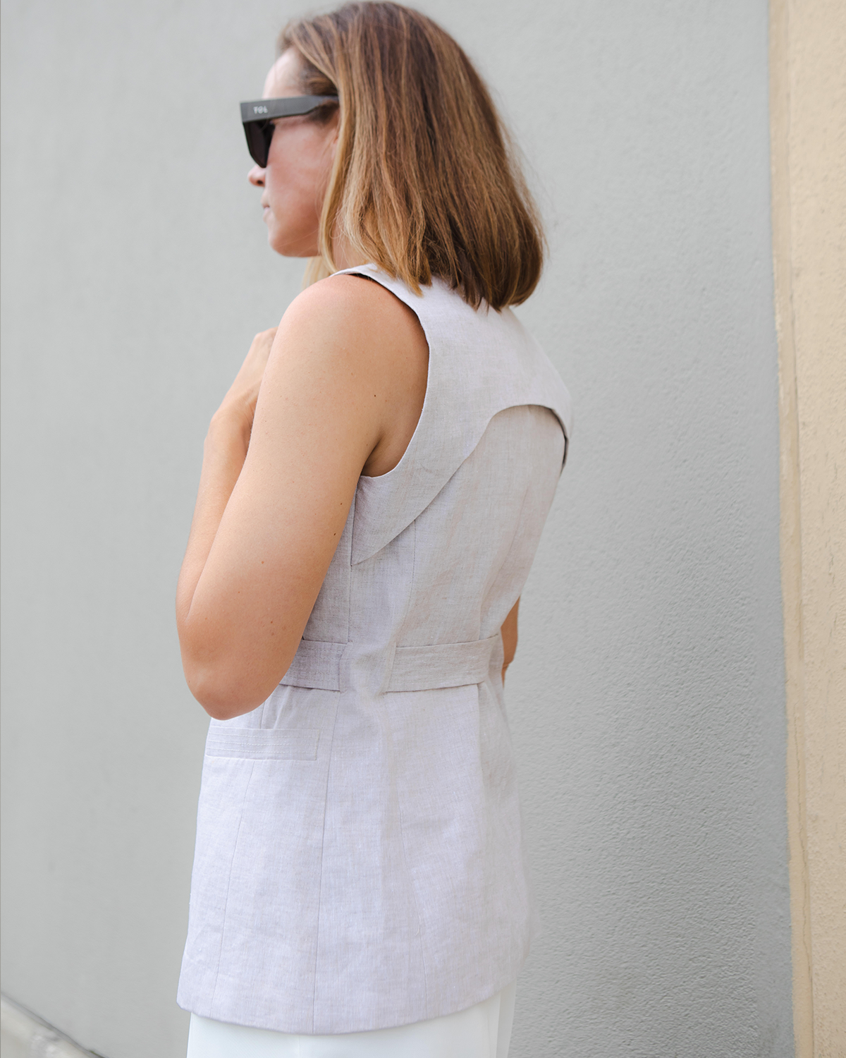 Sleeveless Wrap Vest | Garmentory