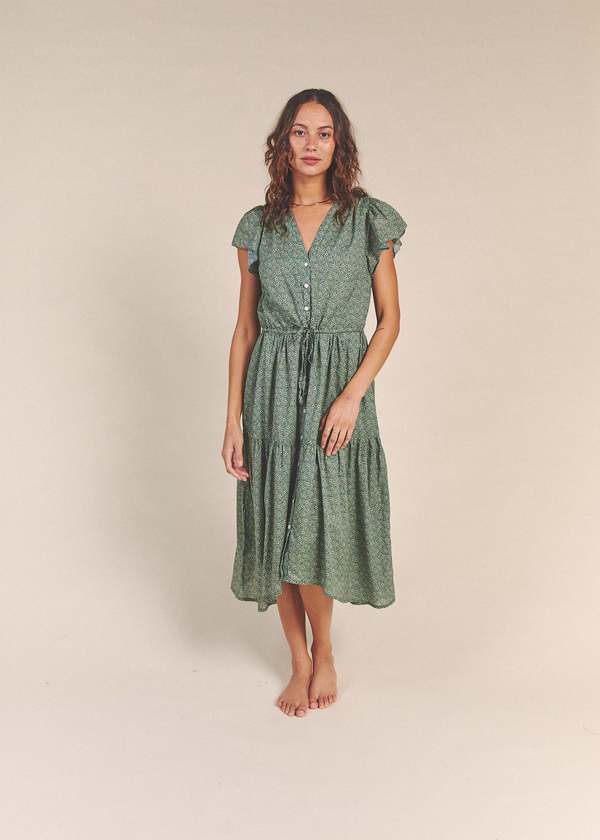 Mabel and Moss Trovata Kristi Dress - Basil | Garmentory